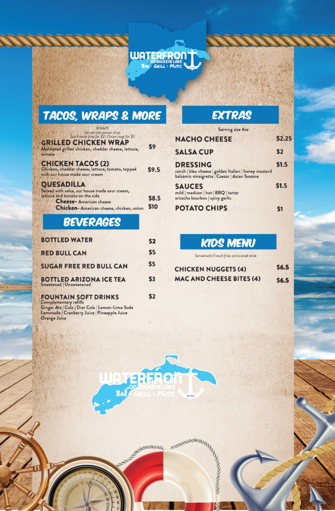 Menu - Waterfront